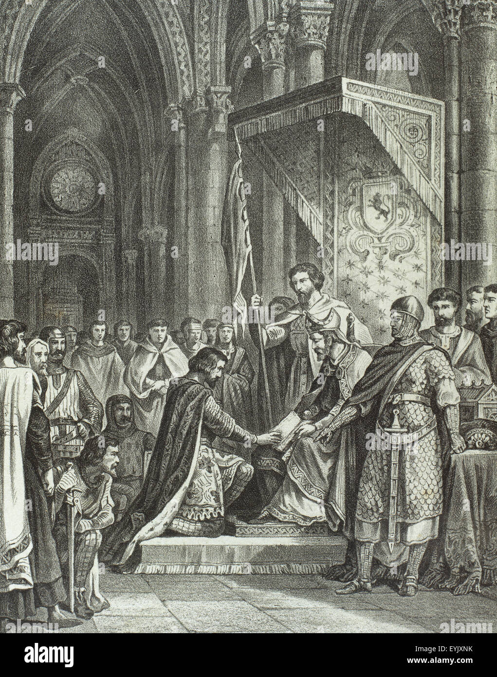 Alfonso VI (1040-1109), the Brave. King of Leon, Castile and Galicia ...