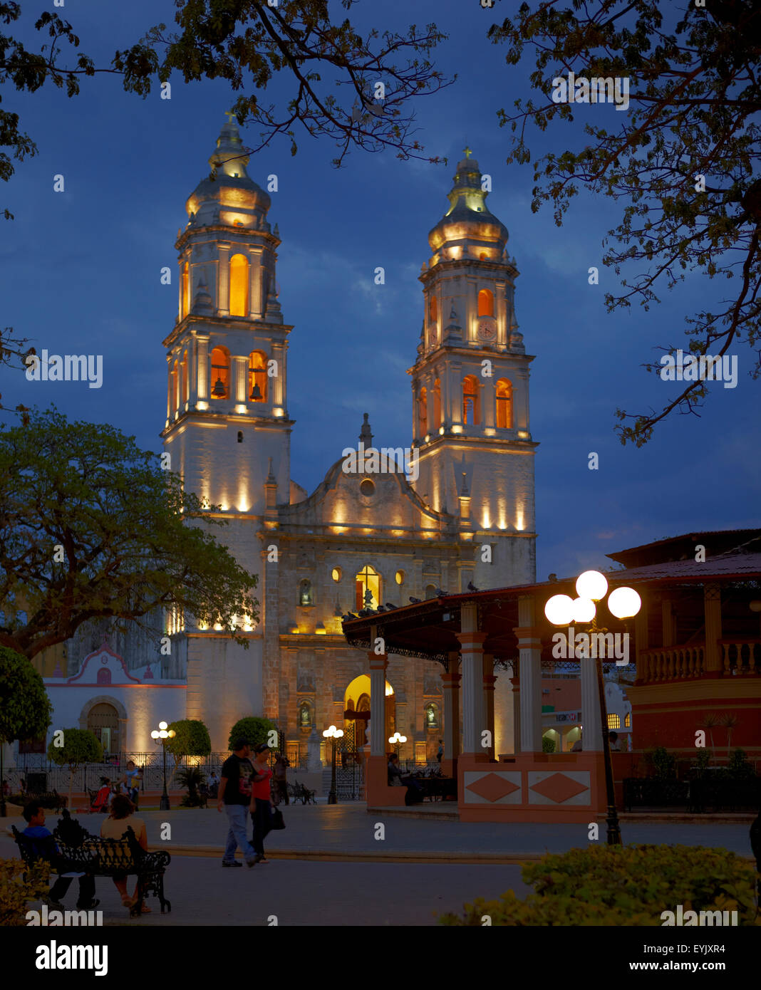 America, Mexico, Campeche state, Campeche city, the catedral Santa ...