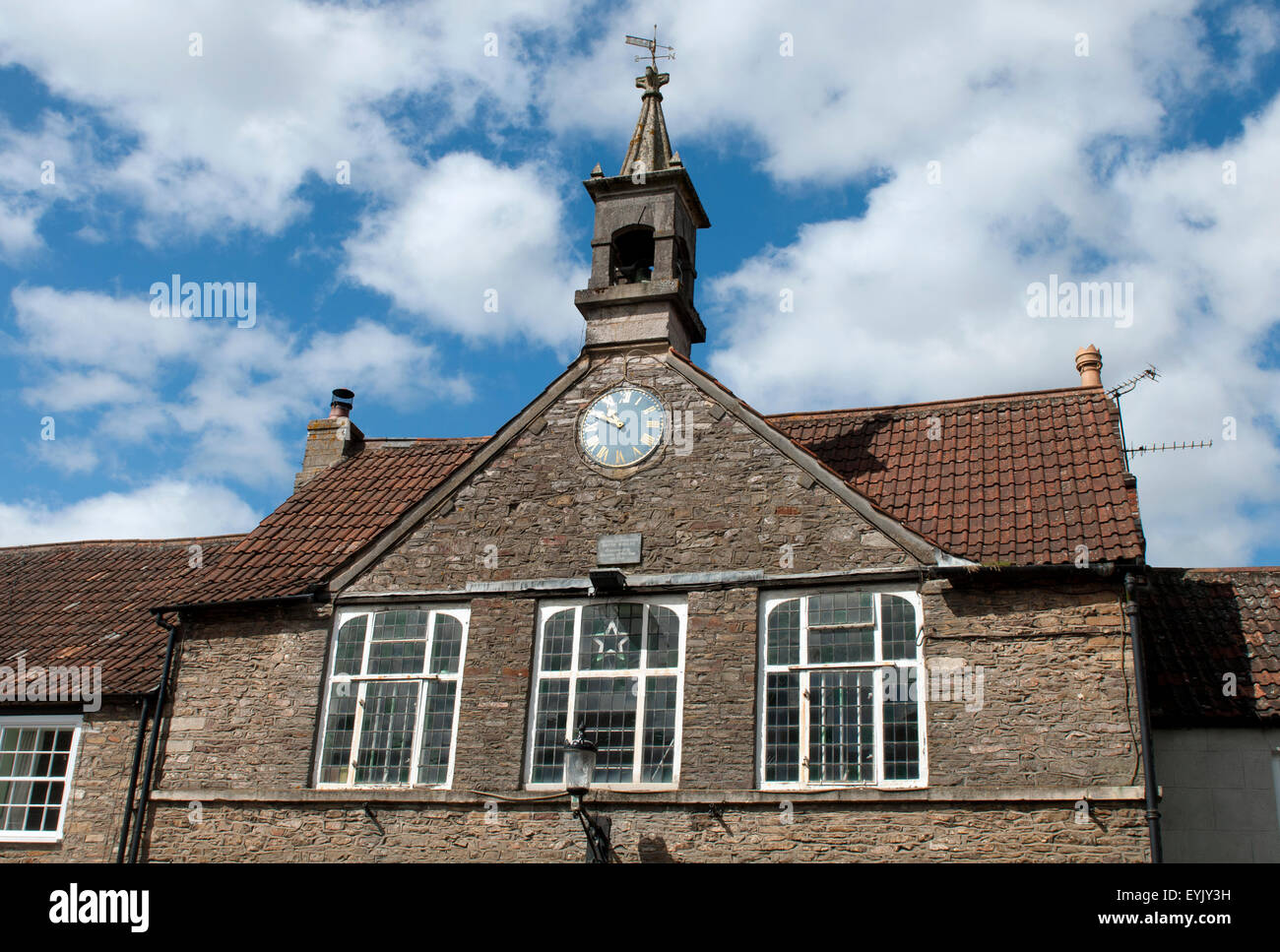 The Town Hall, High Street, Wickwar, Gloucestershire, England, UK Stock ...