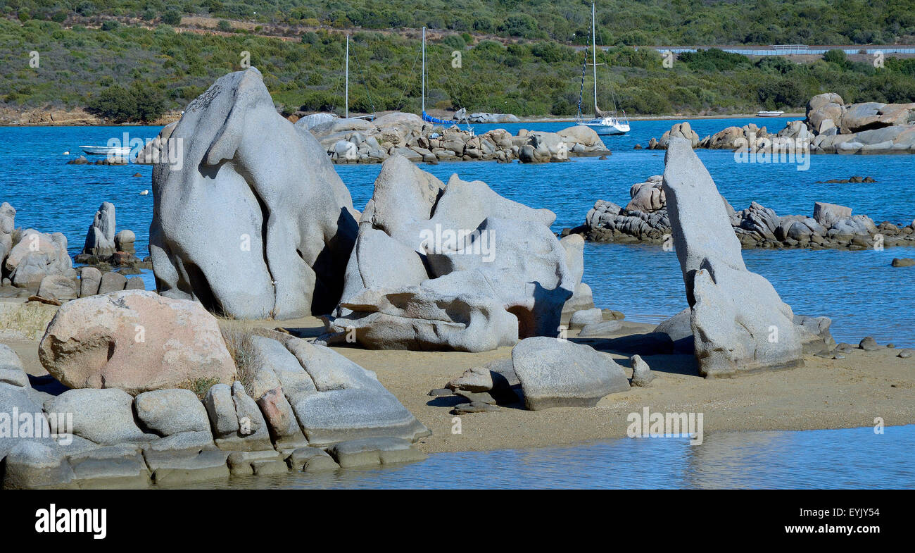 Sardinia,Italy: rocks and sea Stock Photo - Alamy