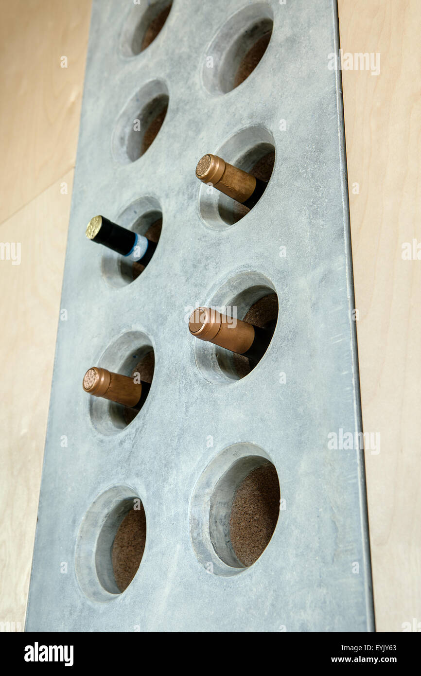 Modern wine cellar bottles hi-res stock photography and images - Alamy