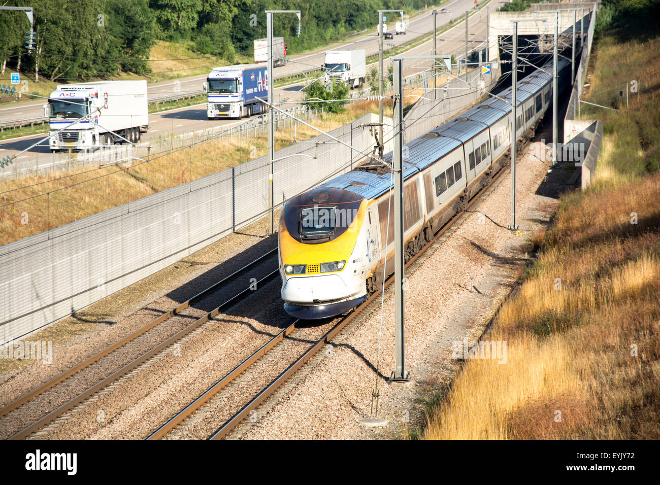 Operation Stack M20, Kent, UK Stock Photo - Alamy