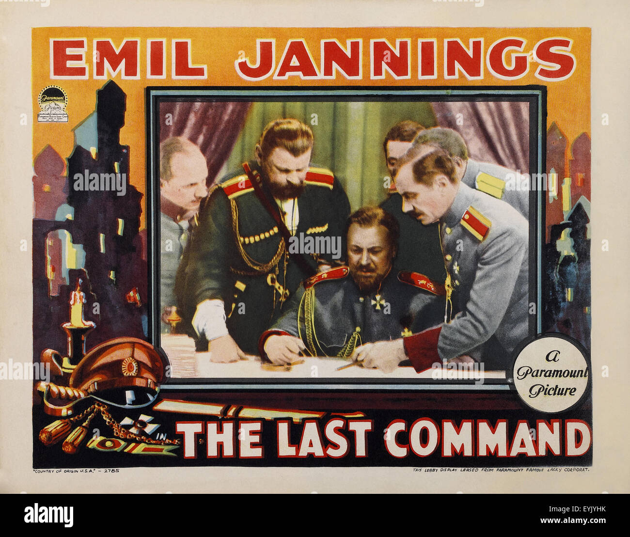 The Last Command 1928 Movie Poster High Resolution Stock Photography ...