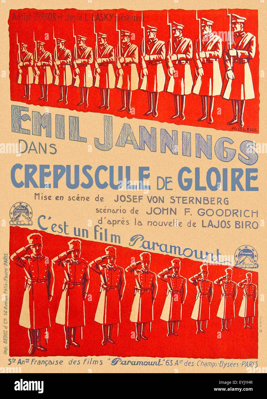 The last command 1928 movie poster hi-res stock photography and images ...