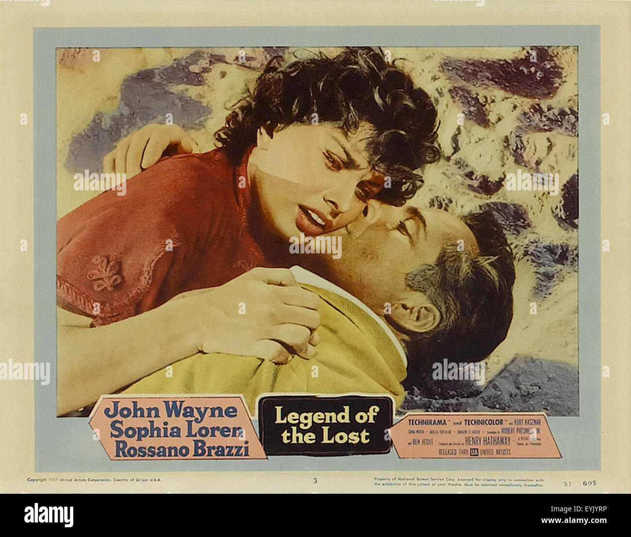 Legend of the Lost - Movie Poster Stock Photo - Alamy