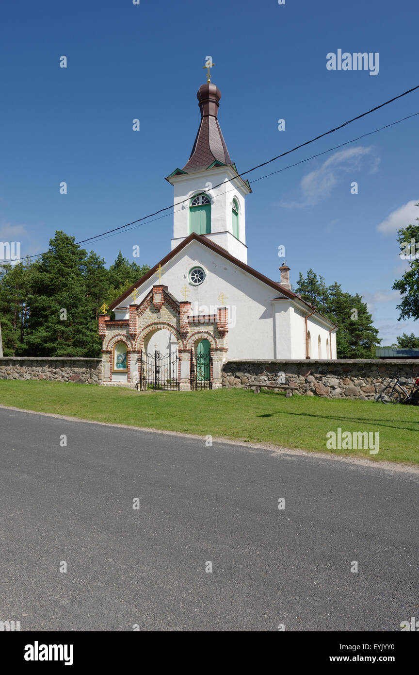 Kihnu St Nicholas Church. Estonia 24th July, 2015 Stock Photo - Alamy