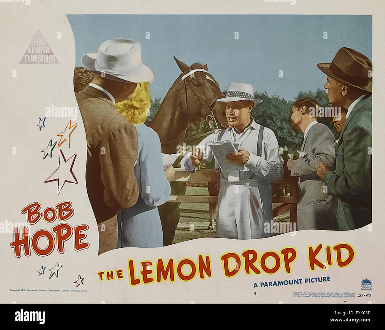 The Lemon Drop Kid - 1951 - Movie Poster Stock Photo - Alamy