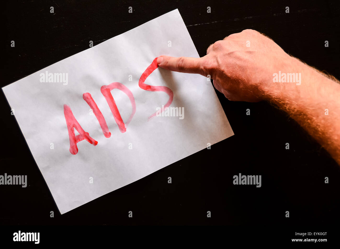 Word Aids Text Stock Photo - Alamy