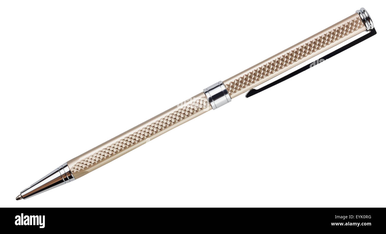 the gray pen isolated on white background Stock Photo - Alamy