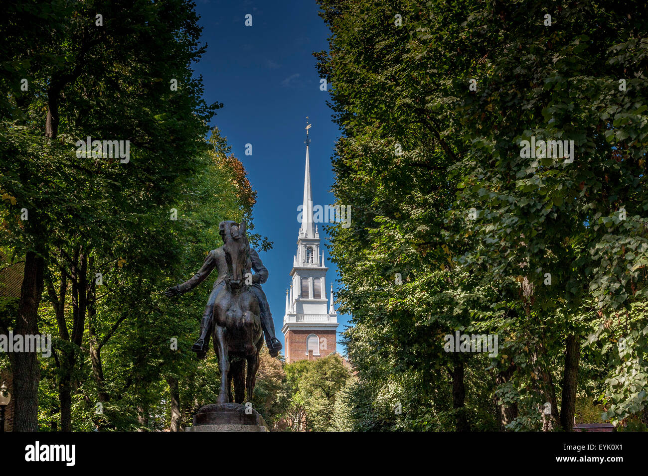 Boston Paul Revere Statue High Resolution Stock Photography and Images ...