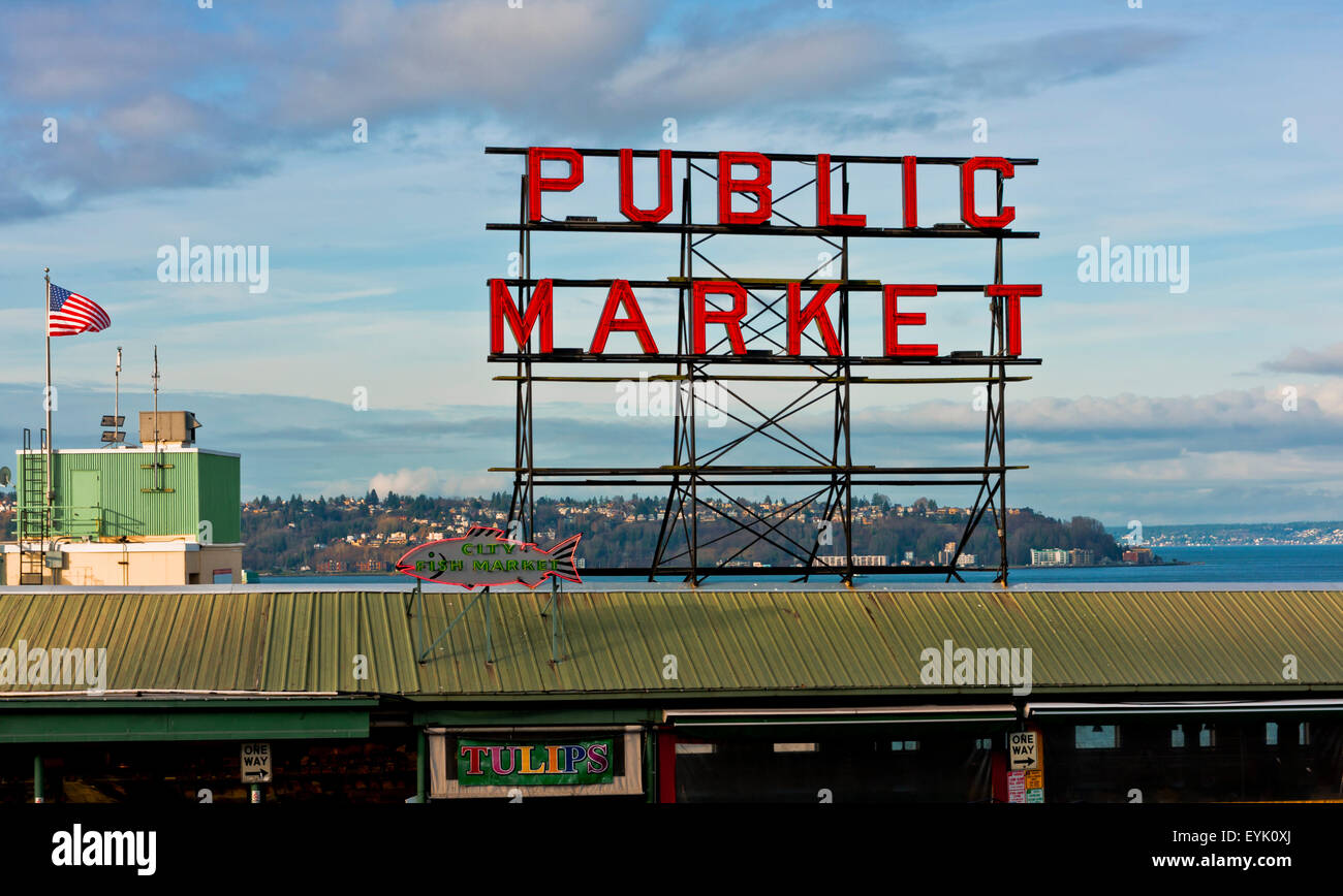 Pike Place Market Sign