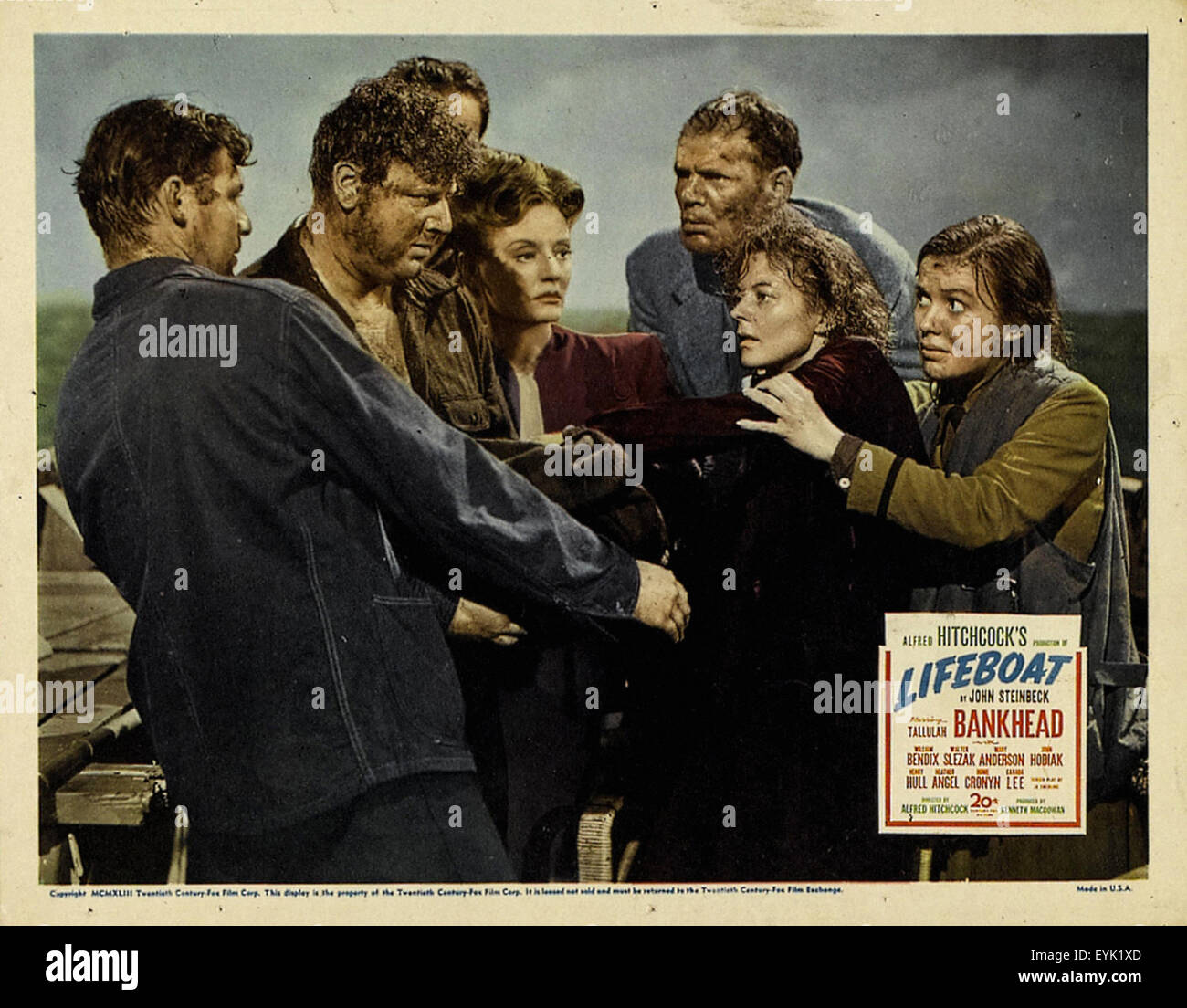 Lifeboat - Movie Poster Stock Photo - Alamy