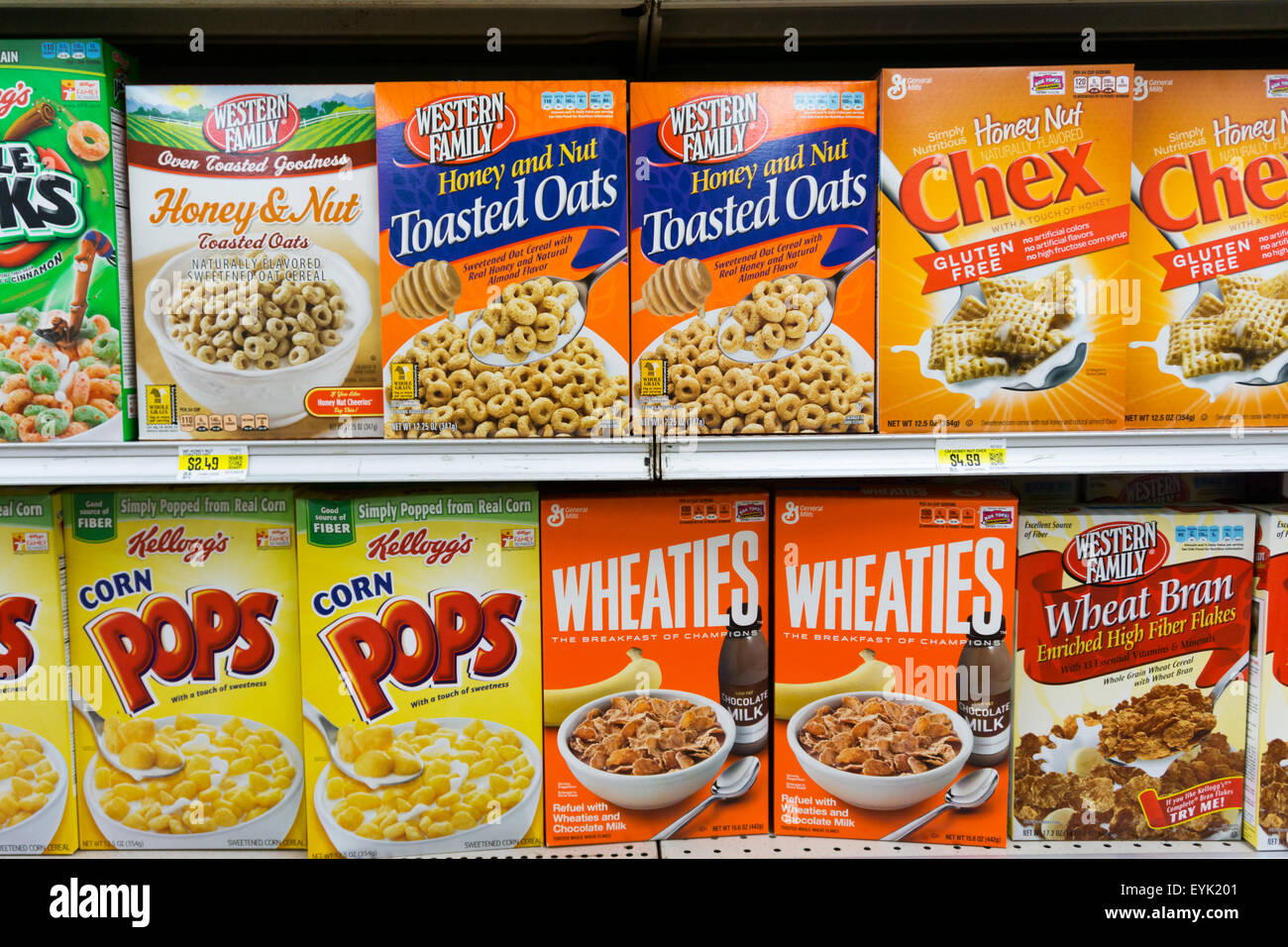Cereals supermarket hi-res stock photography and images - Alamy