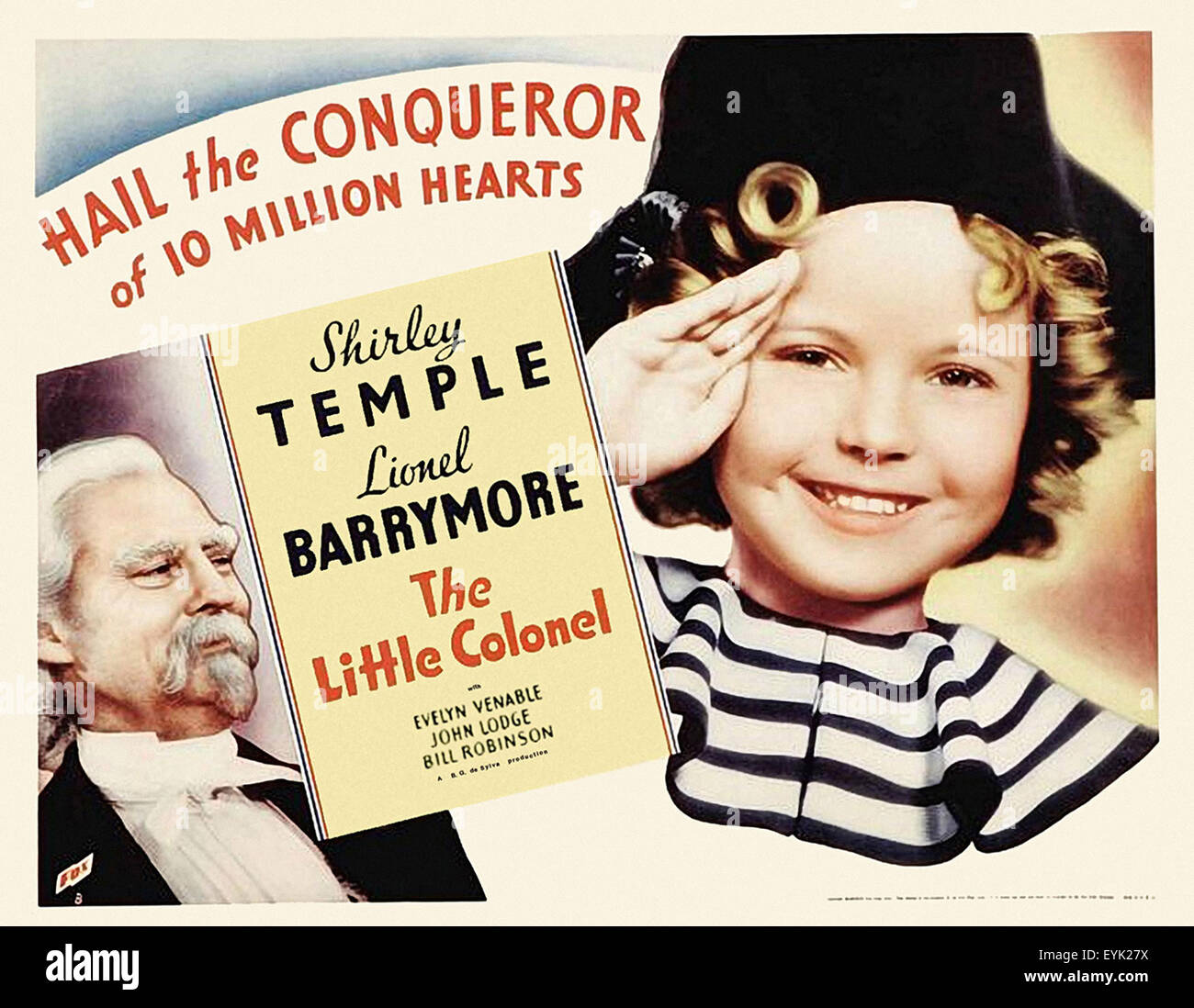 The Little Colonel - Shirley Temple - Movie Poster Stock Photo - Alamy