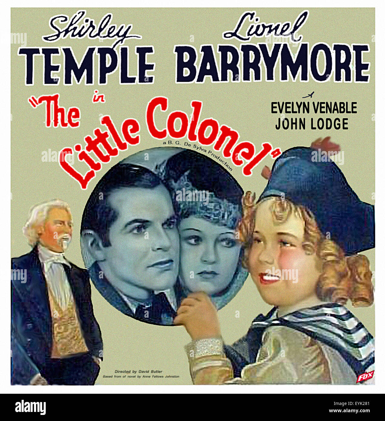 The Little Colonel - Shirley Temple - Movie Poster Stock Photo - Alamy