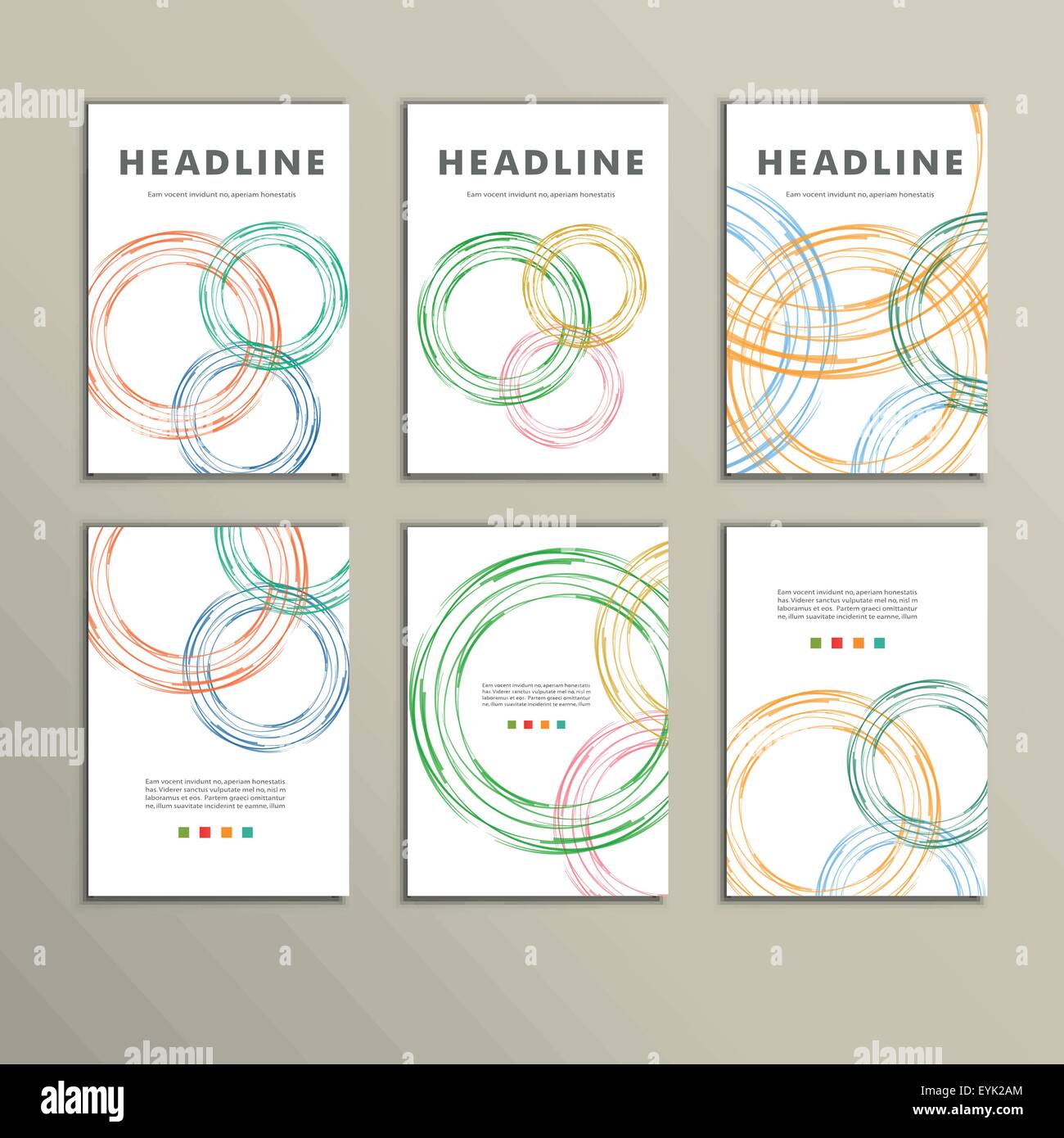 Set line curl elements Stock Vector Images - Alamy