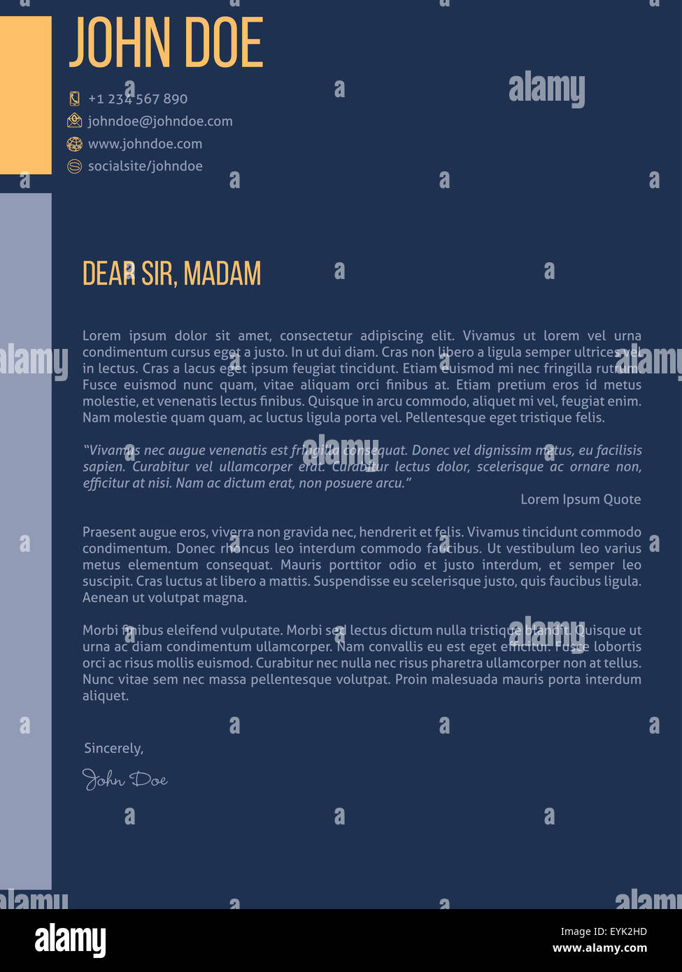 Simplistic cover letter curriculum vitae cv resume template design in ... Simplistic cover letter curriculum vitae cv resume template design in ...