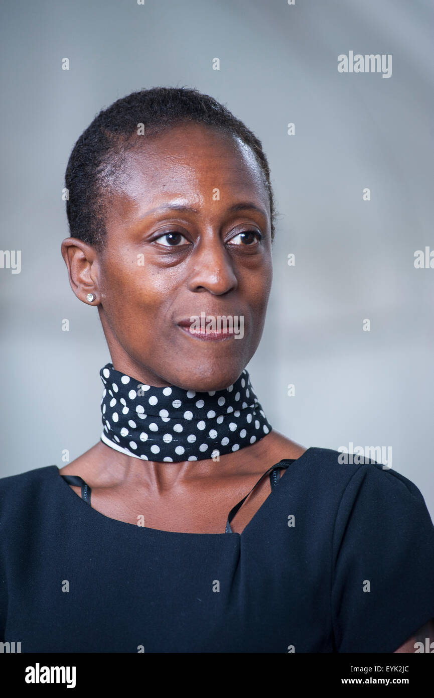 British poet and performer, Patience Agbabi, appearing at the Edinburgh ...