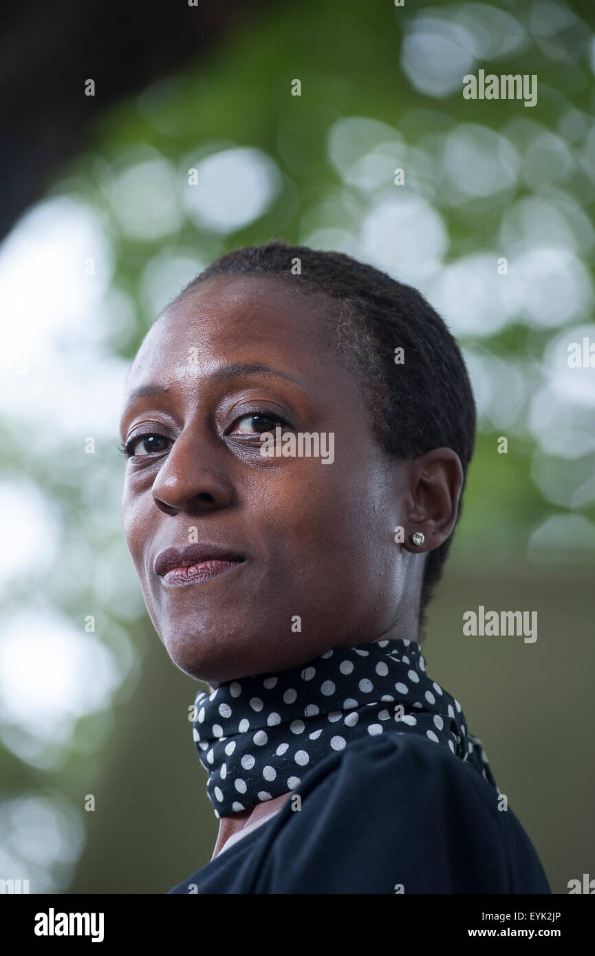 British poet and performer, Patience Agbabi, appearing at the Edinburgh ...