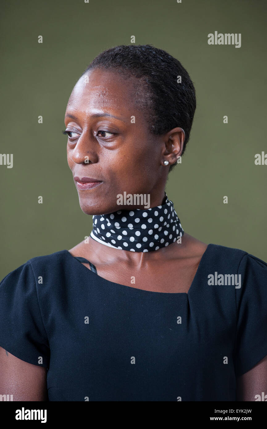 British poet and performer, Patience Agbabi, appearing at the Edinburgh ...