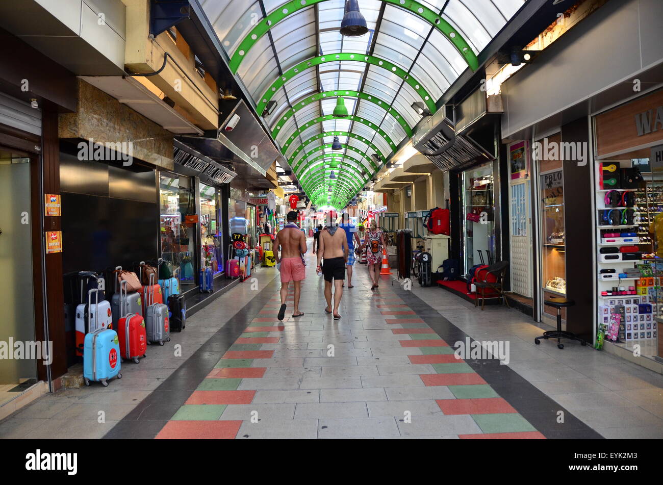 The Grand Bazaar, in Marmaris Town Centre, Mugla Province, Turkey Stock ...