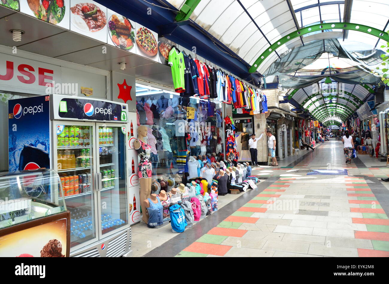 The Grand Bazaar, in Marmaris Town Centre, Mugla Province, Turkey Stock ...