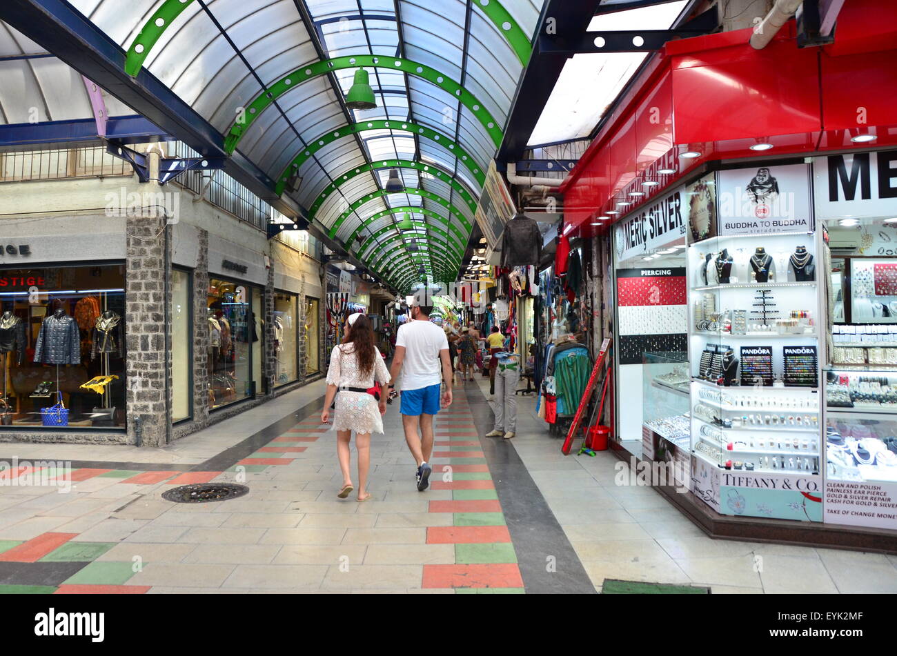 The Grand Bazaar, in Marmaris Town Centre, Mugla Province, Turkey Stock ...