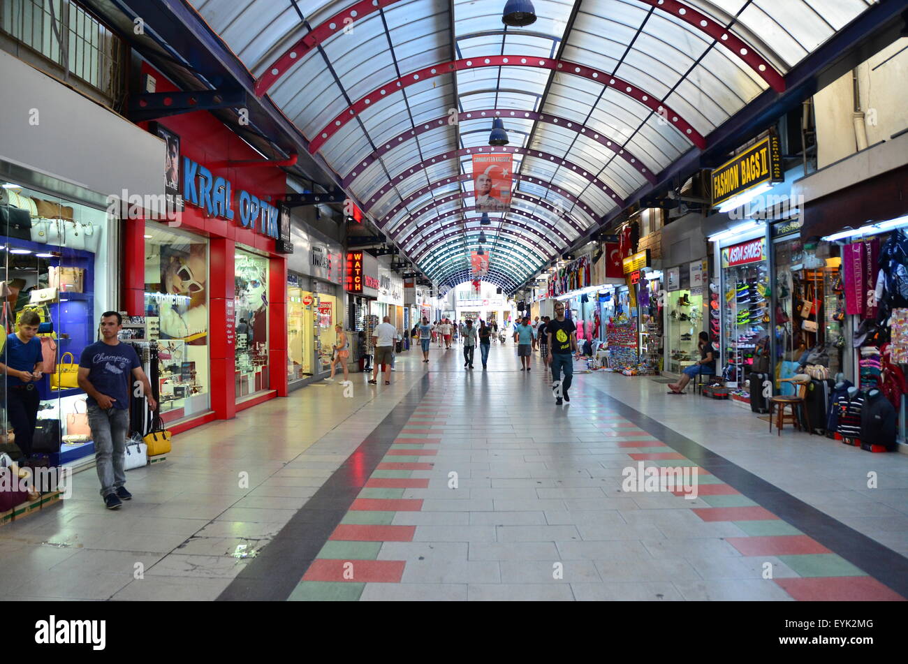The Grand Bazaar, in Marmaris Town Centre, Mugla Province, Turkey Stock ...