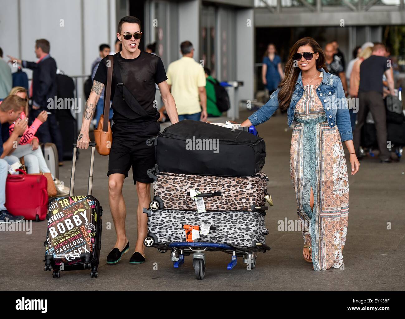 'TOWIE' stars arrive at Malaga airport ahead of filming for their new ...