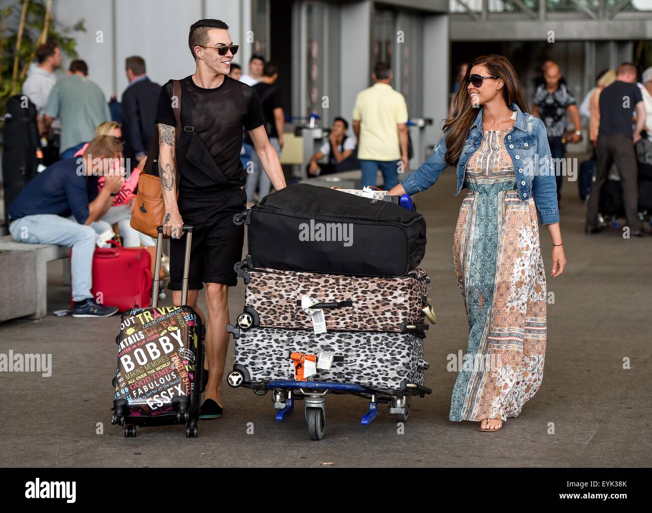 'TOWIE' stars arrive at Malaga airport ahead of filming for their new ...