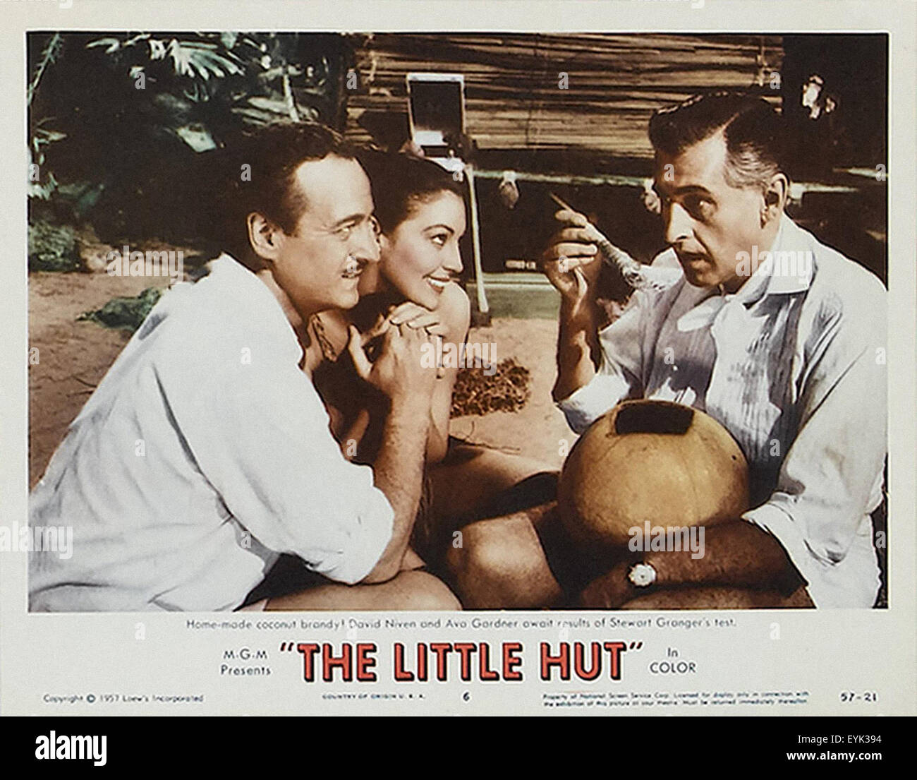 The Little Hut - Movie Poster Stock Photo - Alamy