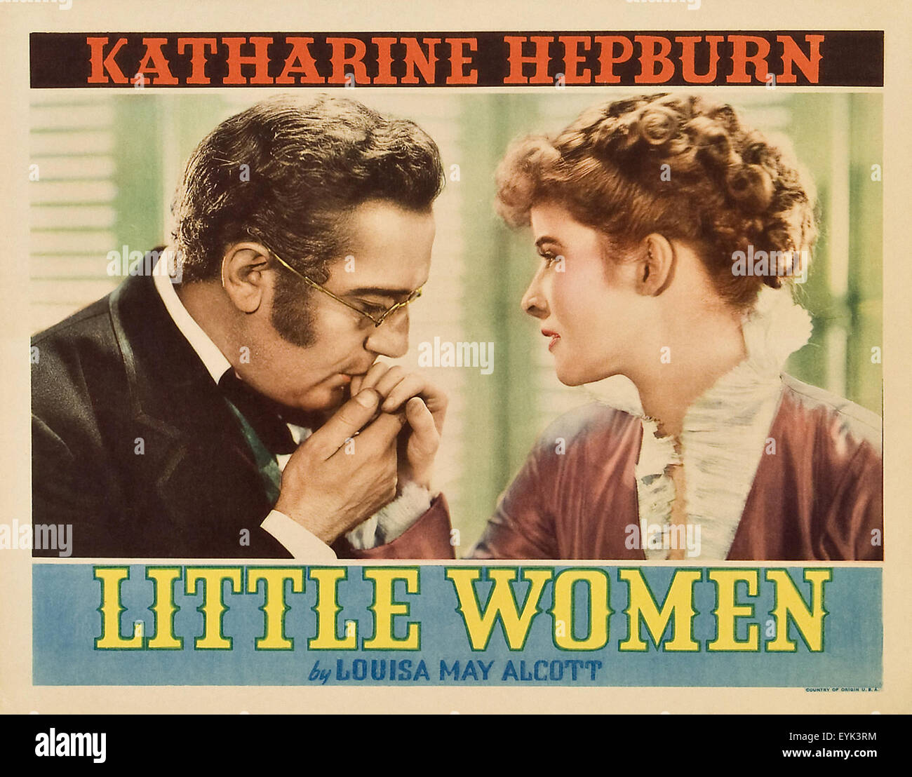Little Women Katharine Hepburn 1933 Movie Poster Stock Photo Alamy