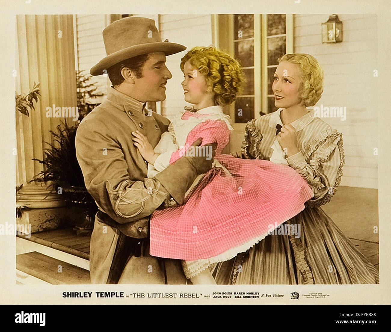 The Littlest Rebel - Shirley Temple - 1935 - Movie Poster Stock Photo ...