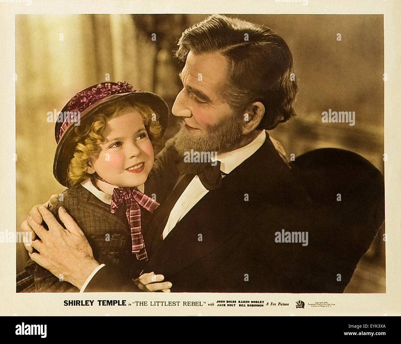 The Littlest Rebel - Shirley Temple - 1935 - Movie Poster Stock Photo ...