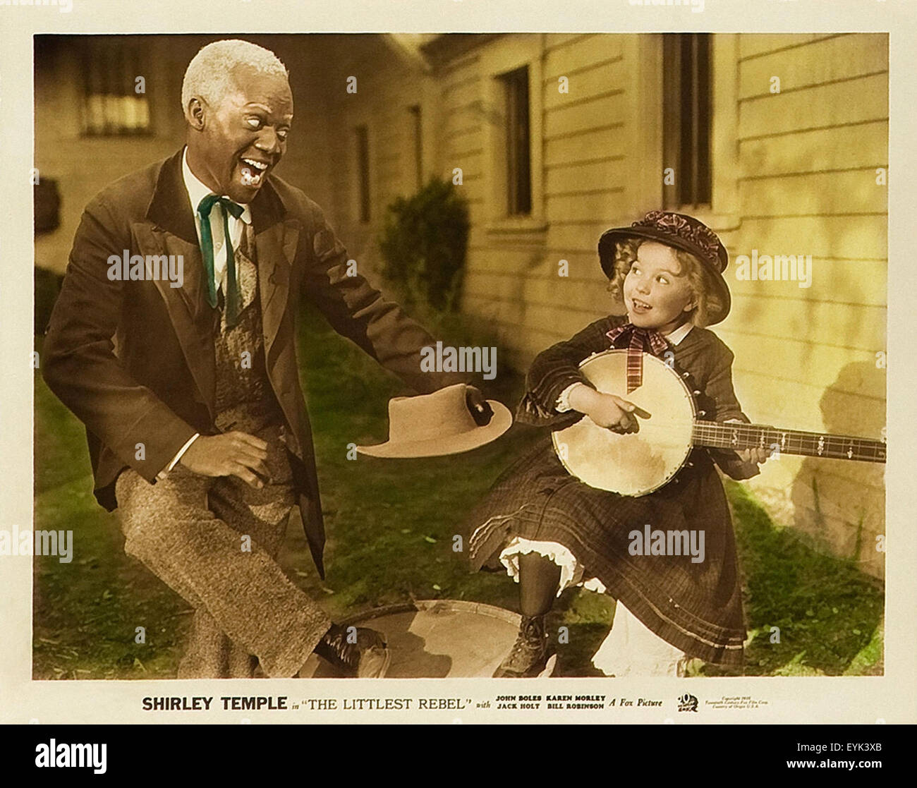 The Littlest Rebel - Shirley Temple - 1935 - Movie Poster Stock Photo ...