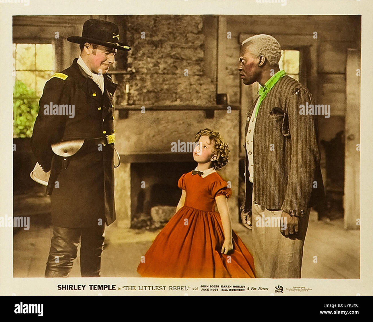 The Littlest Rebel - Shirley Temple - 1935 - Movie Poster Stock Photo ...