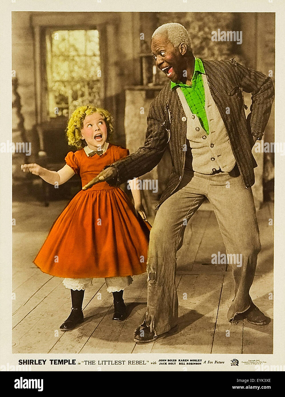 The Littlest Rebel - Shirley Temple - 1935 - Movie Poster Stock Photo ...