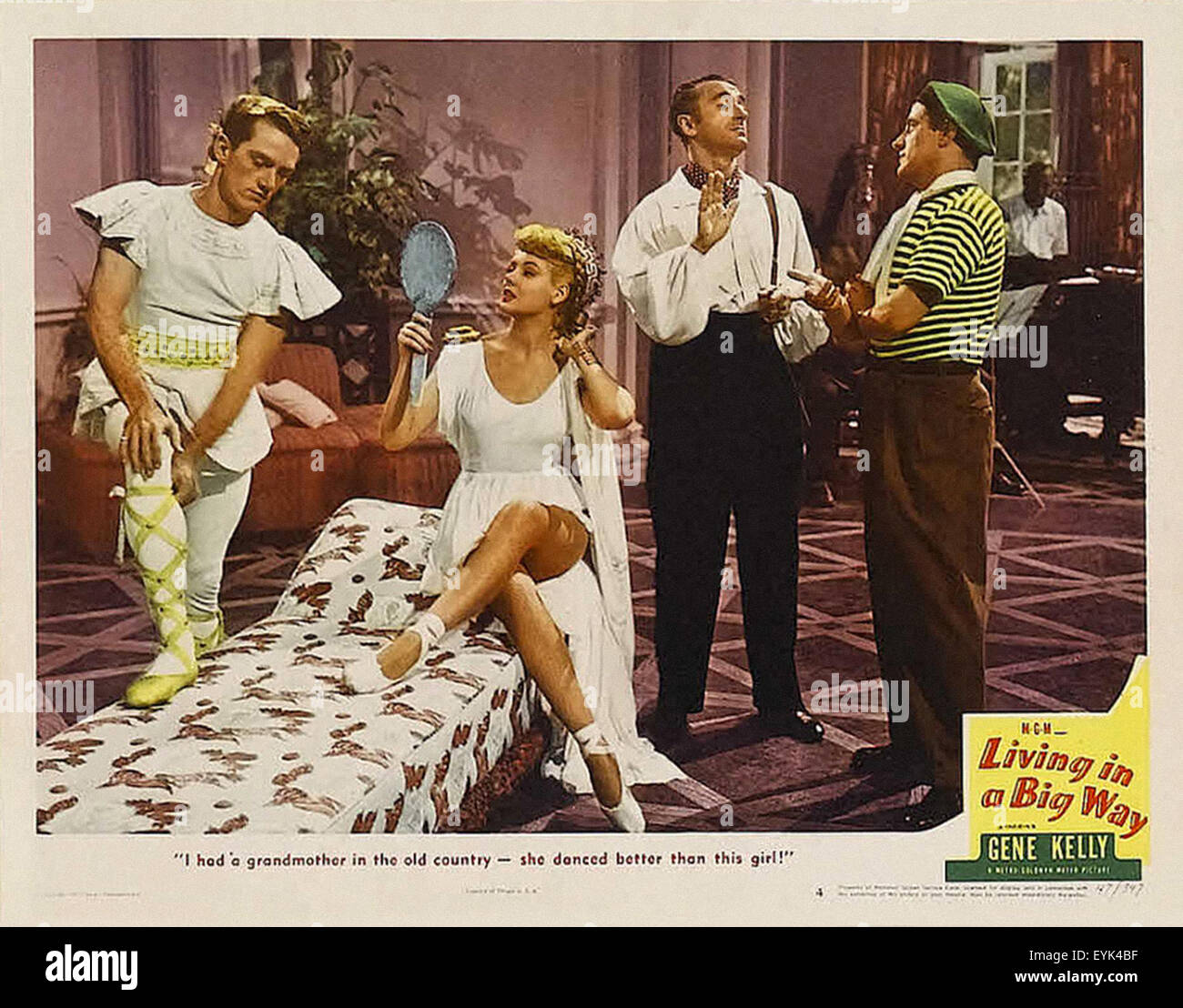 Living in a Big Way - Movie Poster Stock Photo - Alamy
