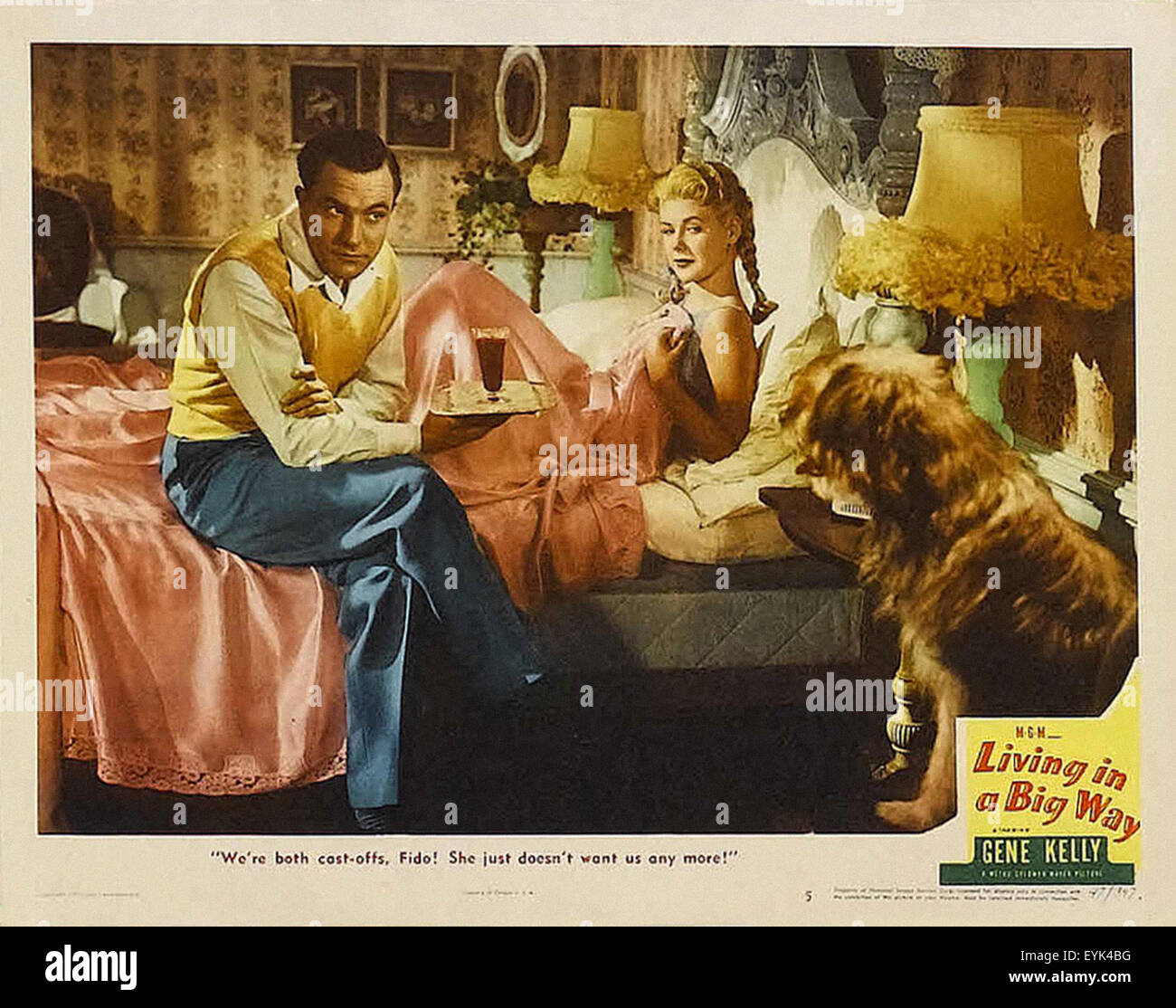 Living in a Big Way - Movie Poster Stock Photo - Alamy