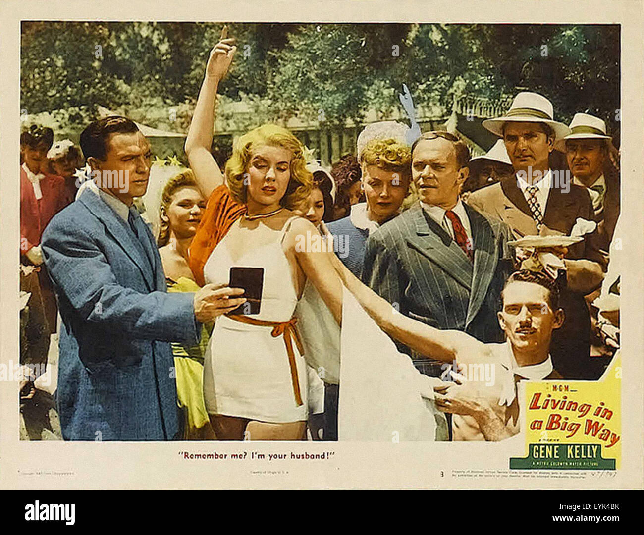 Living in a Big Way - Movie Poster Stock Photo - Alamy