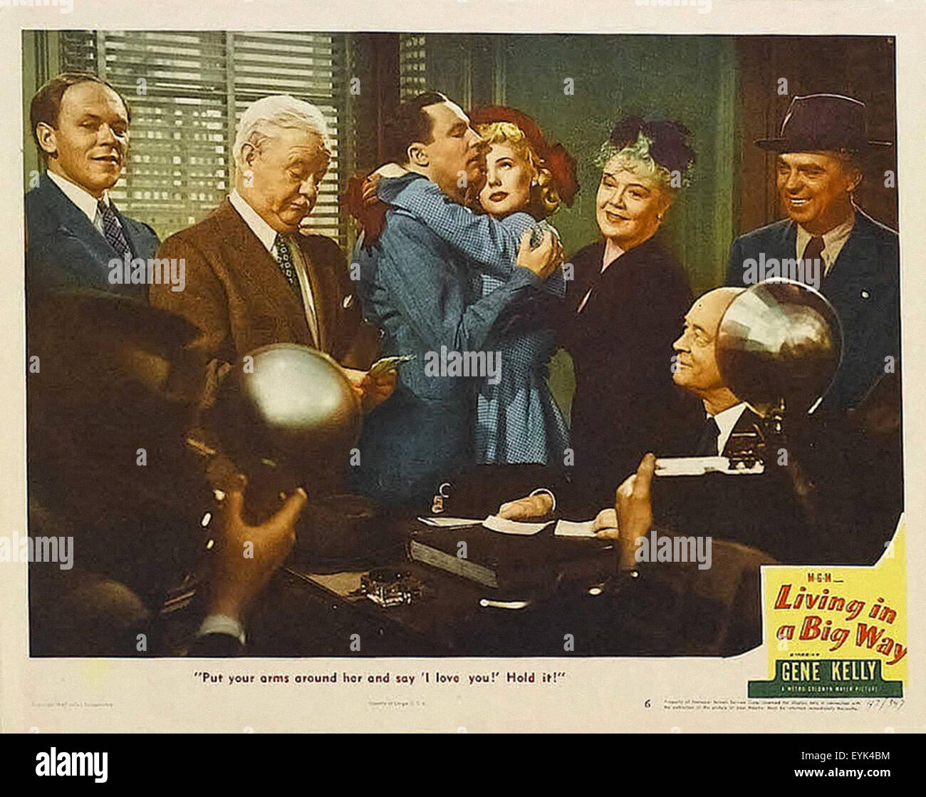 Living in a Big Way - Movie Poster Stock Photo - Alamy