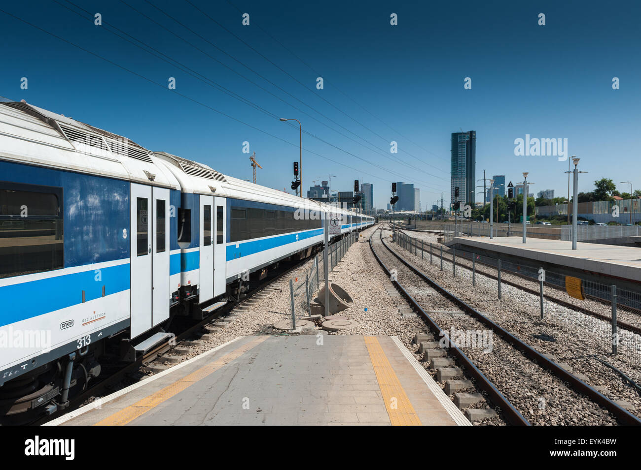 Israel, Tel Aviv, train station Stock Photo - Alamy