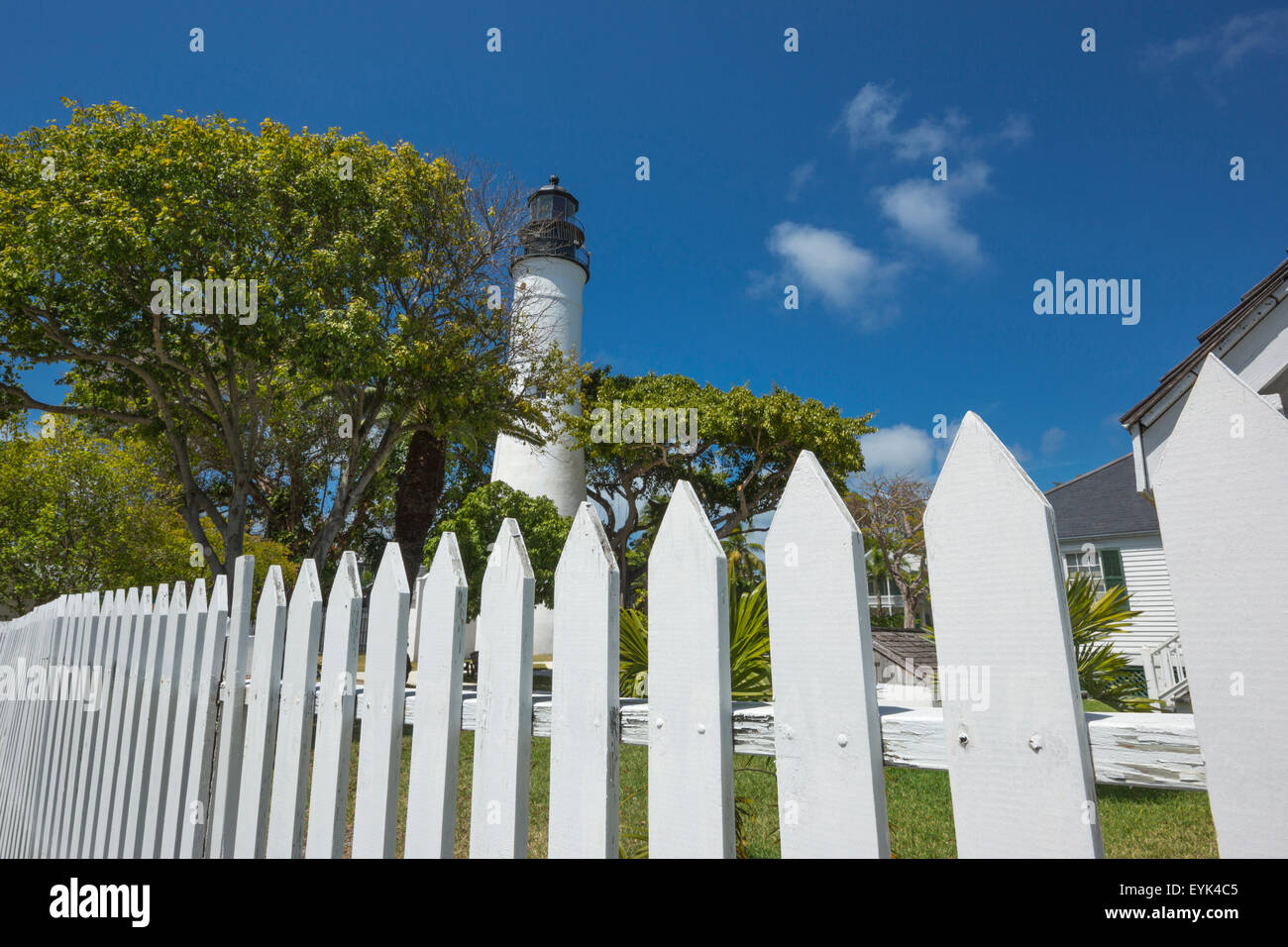 Lighthouse On Top Of Fence