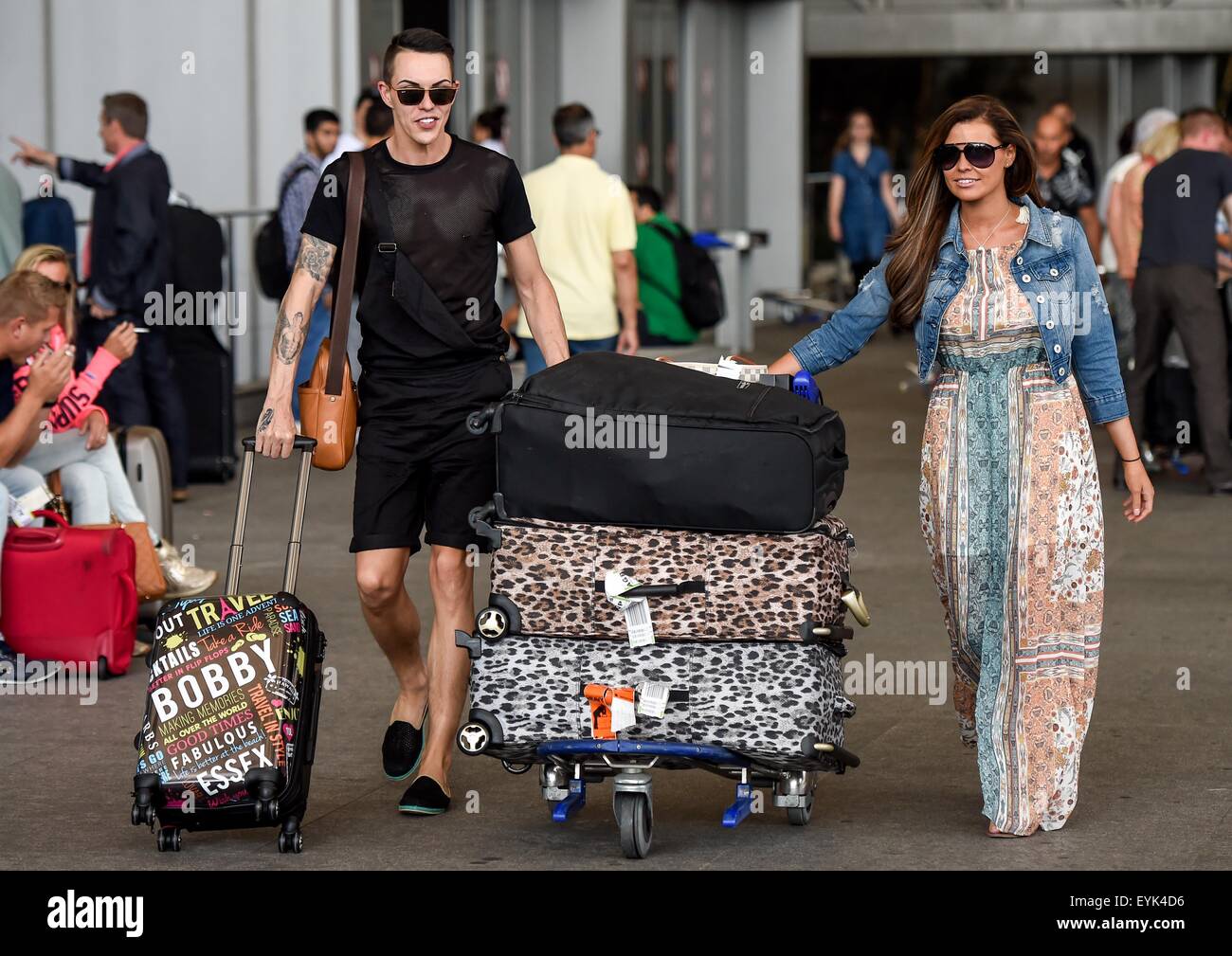 'TOWIE' stars arrive at Malaga airport ahead of filming for their new ...