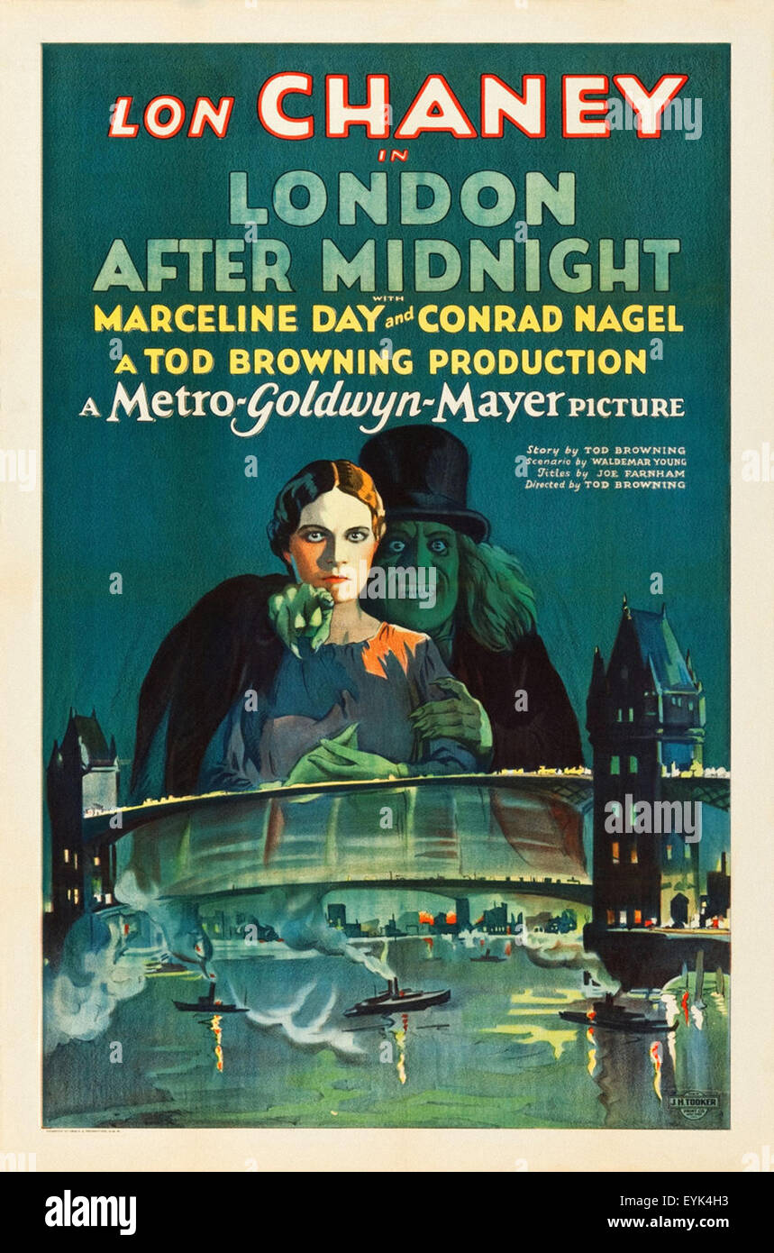 London after midnight poster hi-res stock photography and images - Alamy