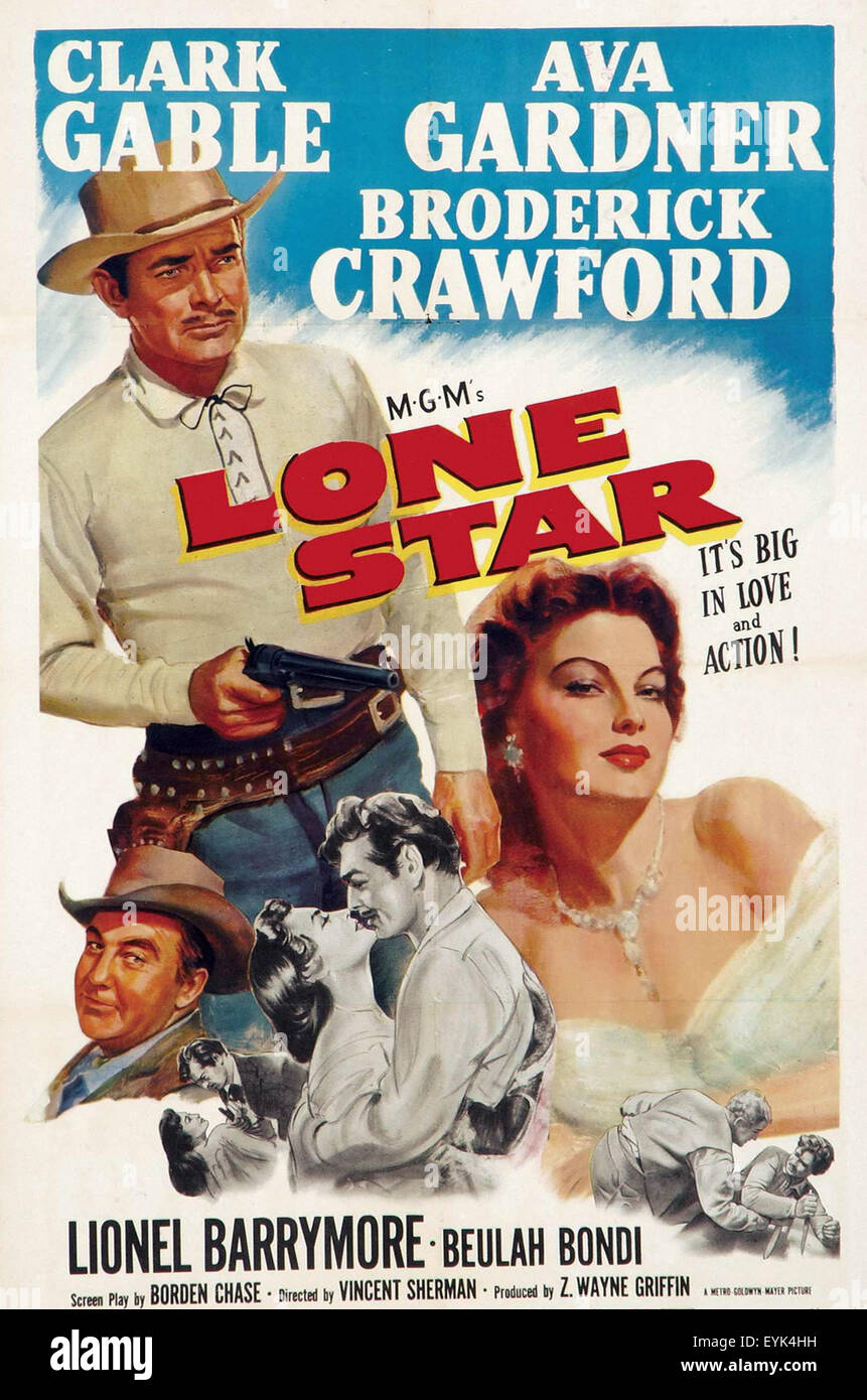 Lone star movie poster hi-res stock photography and images - Alamy