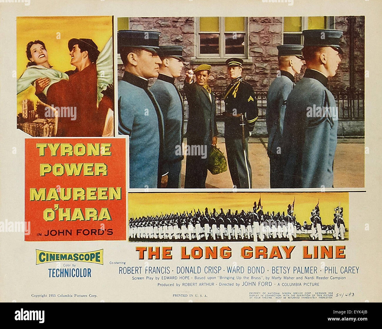 The Long Gray Line - Movie Poster Stock Photo - Alamy