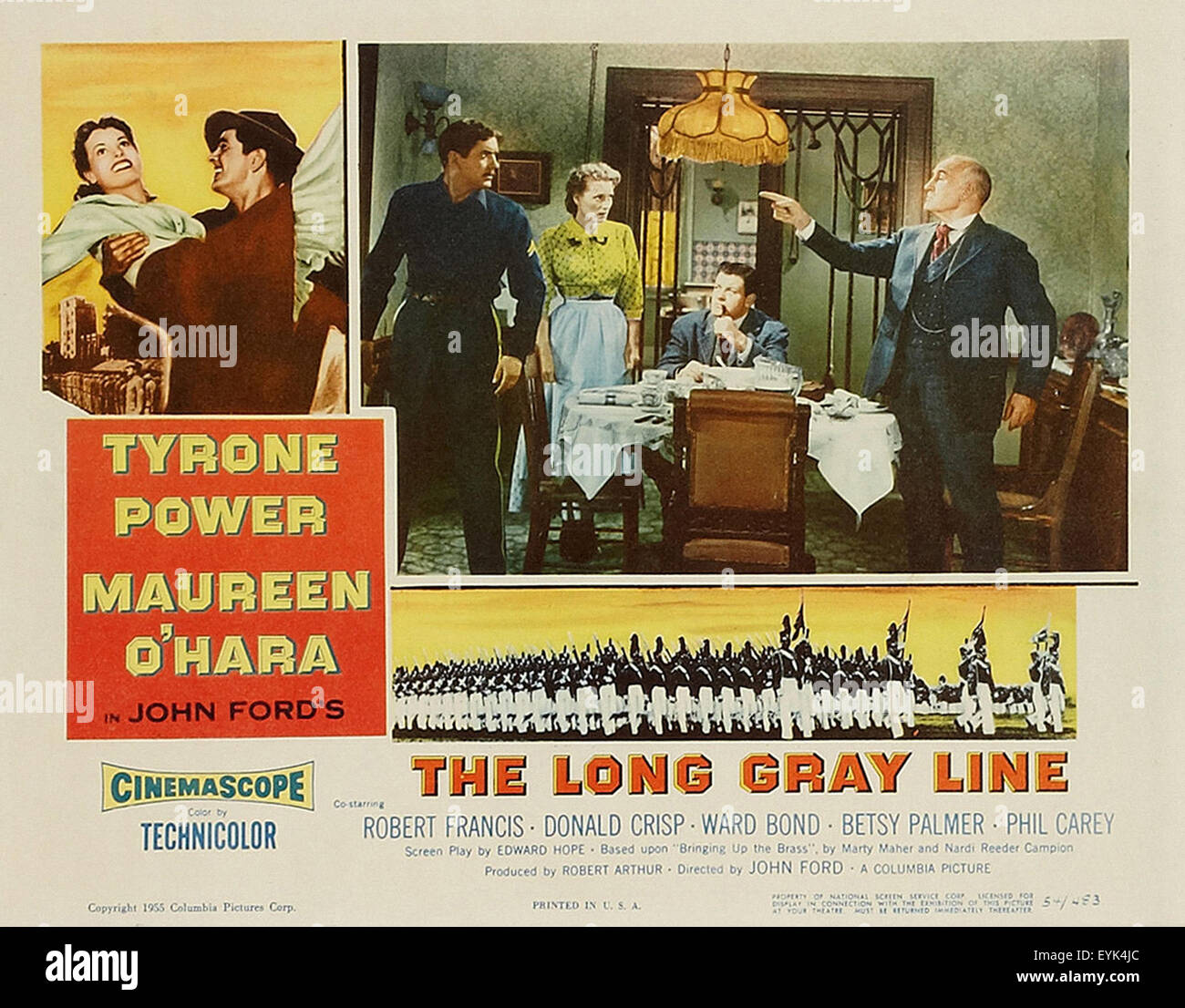 The Long Gray Line - Movie Poster Stock Photo - Alamy