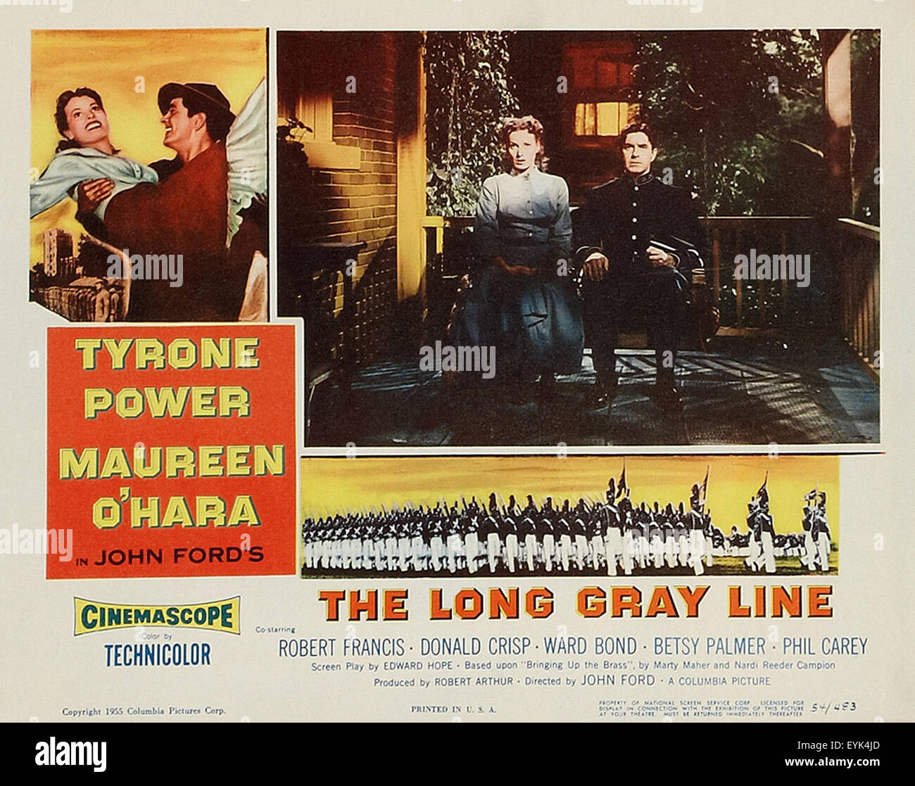The Long Gray Line - Movie Poster Stock Photo - Alamy