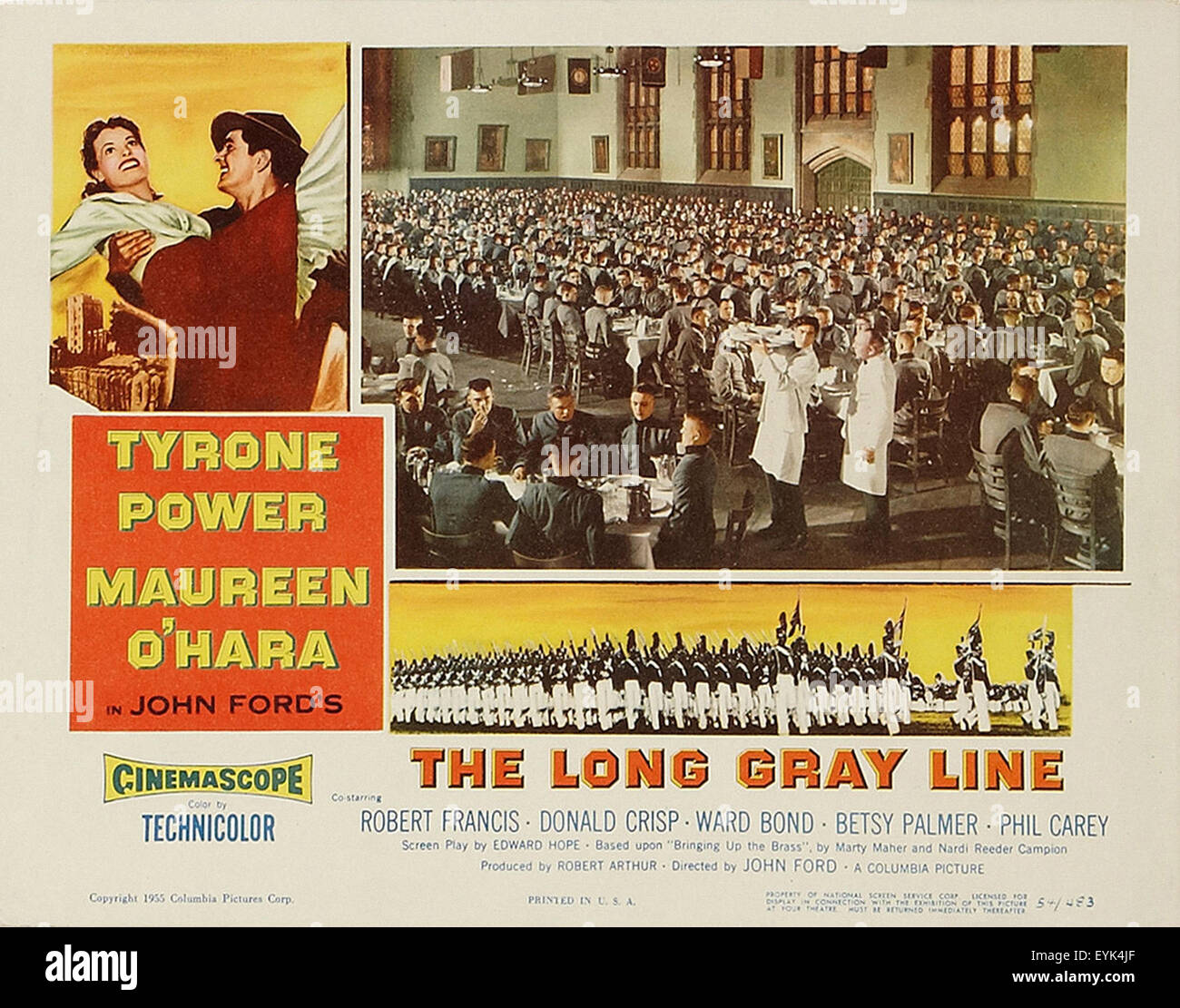 The Long Gray Line - Movie Poster Stock Photo - Alamy